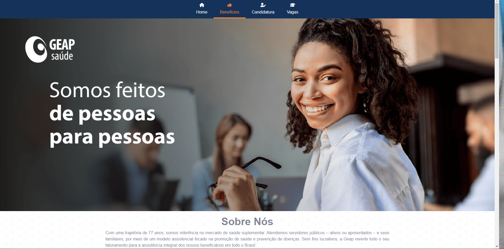 Trabalhe Conosco: Geap inaugura nova plataforma para processo seletivo ...
